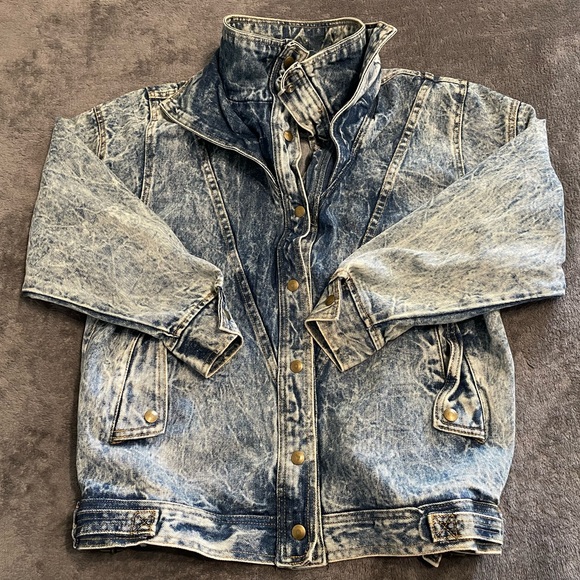 Vintage | Jackets & Coats | Vintage Acid Wash Denim Jean Jacket | Poshmark